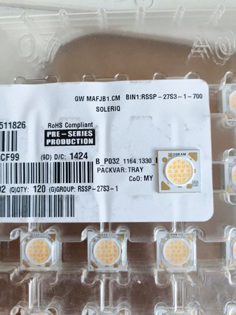 OSRAM SOLERIQ NEW bulk purchase 50 pieces for $200 OSRAM 27s3 LED lamp ...