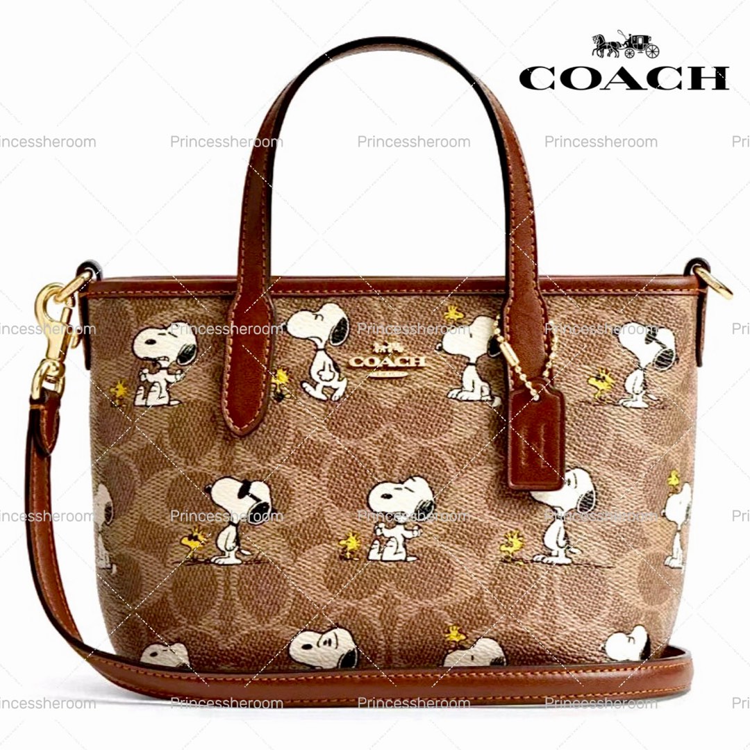 New Coach Original CBS93 Coach x Peanuts City Mini Tote Bag in ...