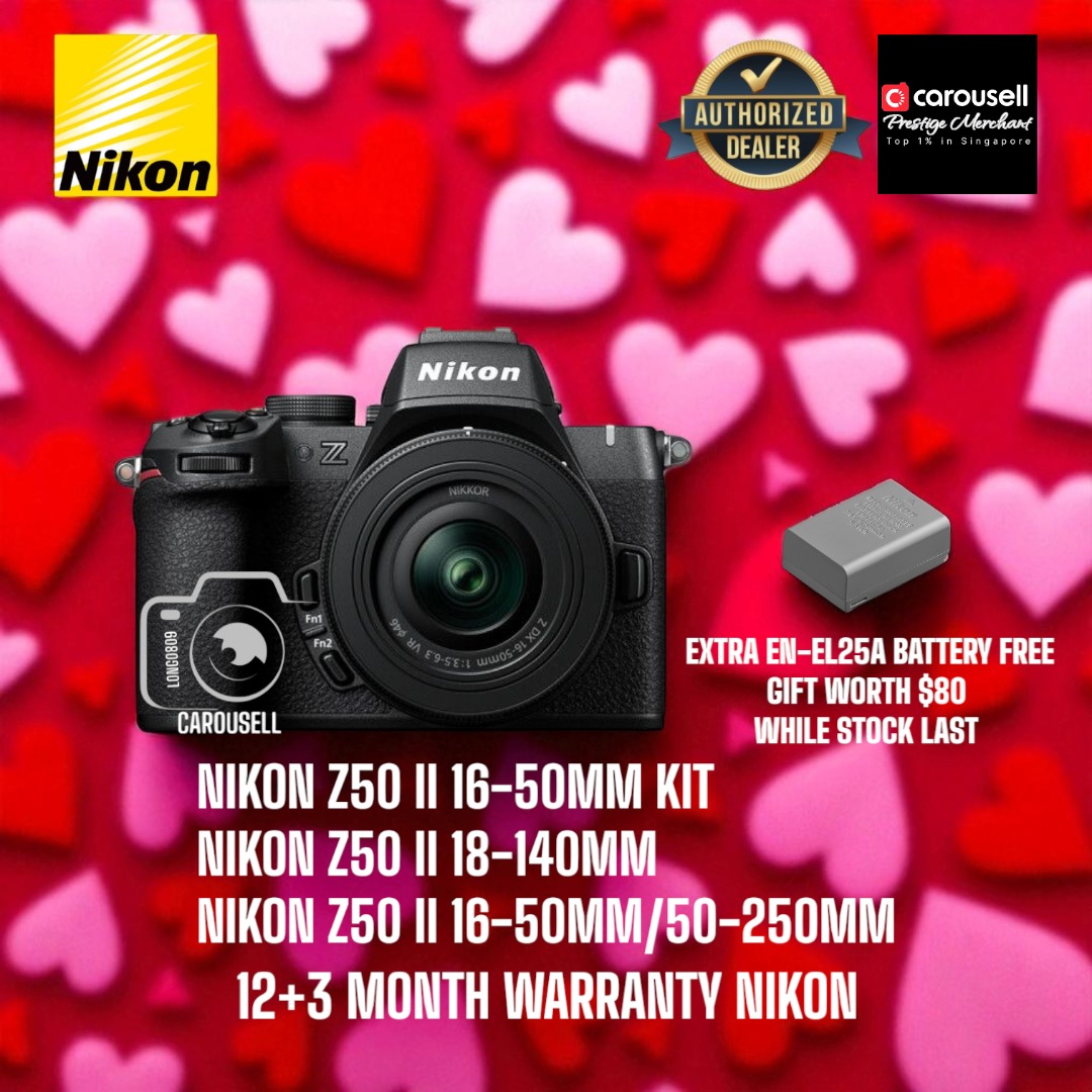 Nikon Z50 II Mirrorless Camera with 16-50mm Lens| Z50 II Mirrorless ...