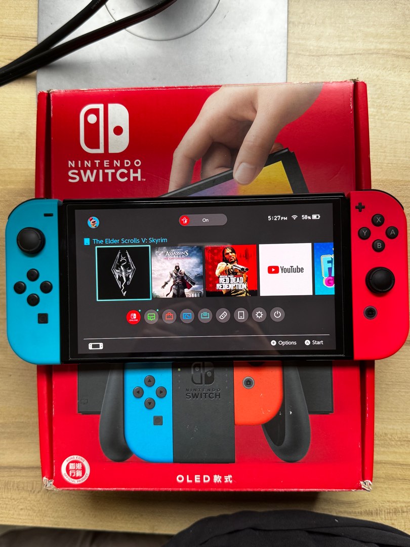 Nintendo Switch Oled (Complete inclusion with box and physical games ...