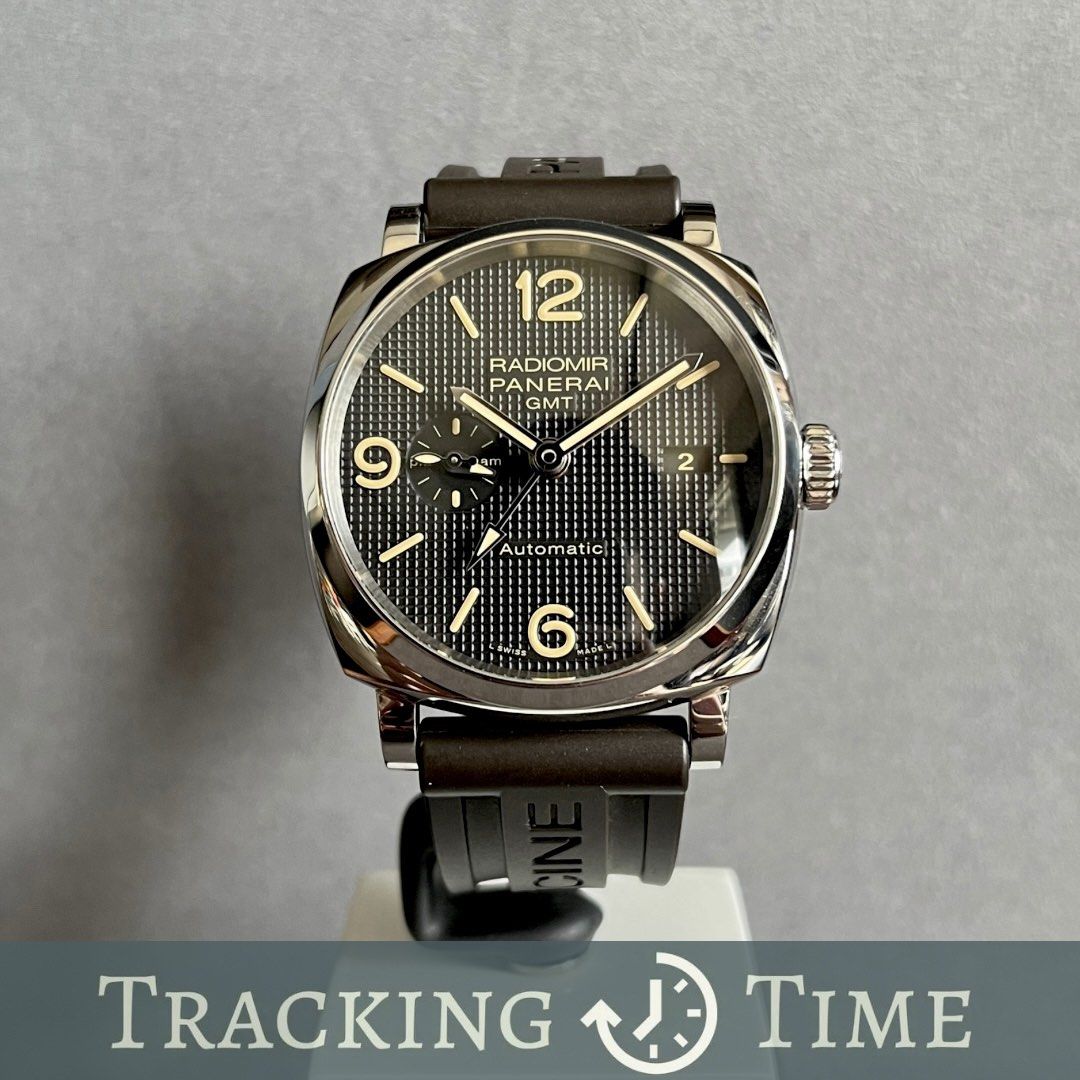 Panerai 45mm Radiomir 1940 GMT "Hobnail" Clou de Paris Dial Micro-Rotor ...