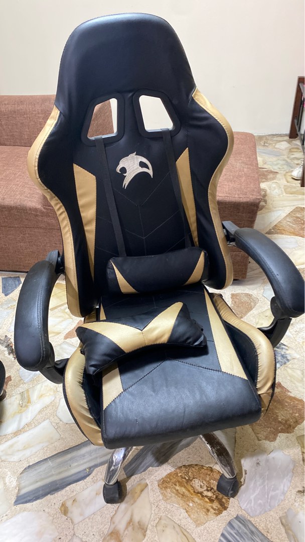 Panther Gaming Chair (nightfall series), Furniture & Home Living ...