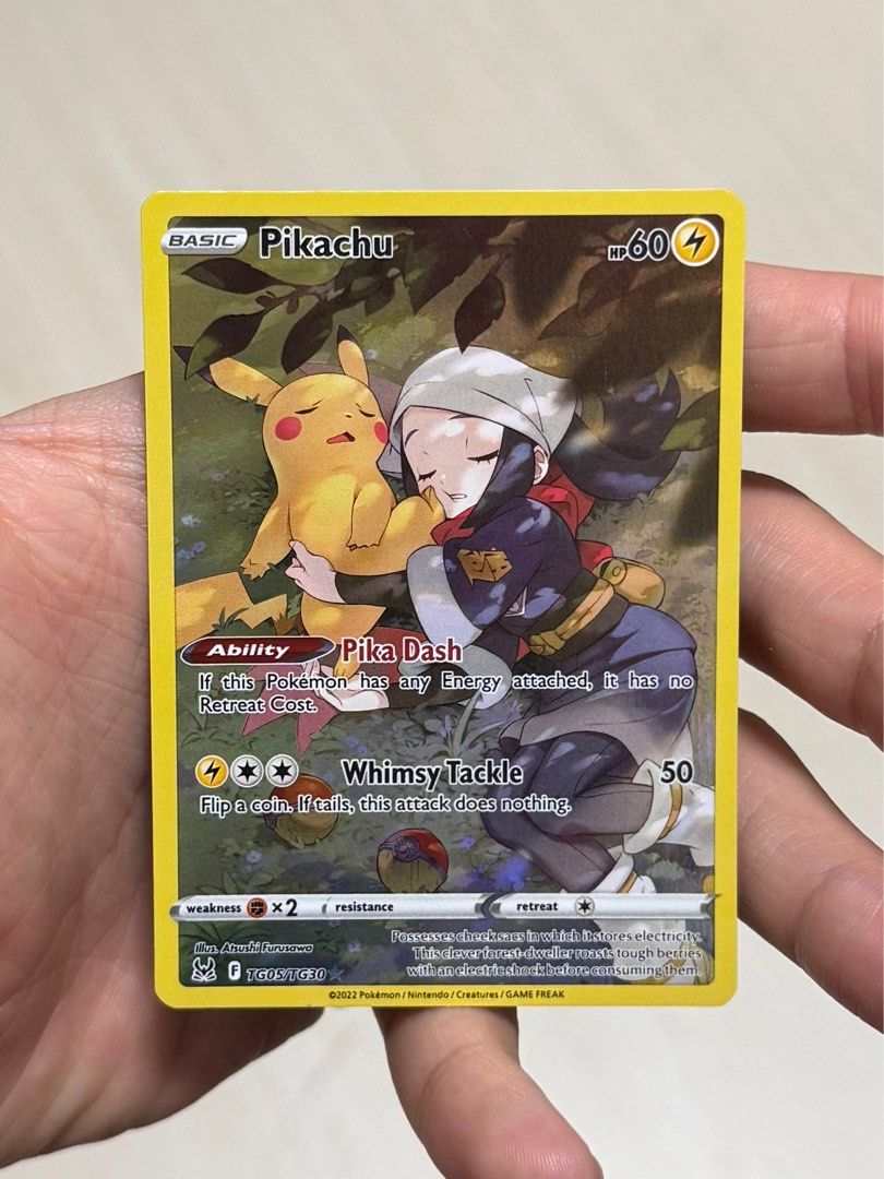 Pikachu TG Trainer Gallery Lost Origin Pokemon TCG TG05/TG30, Hobbies ...