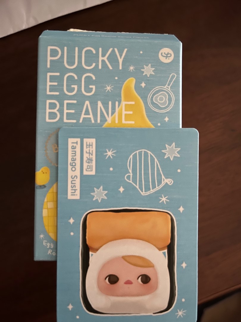 POPMART Pucky Egg Beanie Series (Tamago Sushi), Hobbies & Toys, Toys ...