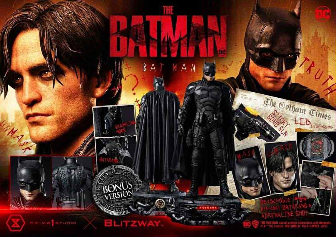 Prime 1 Studio The Batman (Film): Batman Bonus Version (MMTBM-03S ...