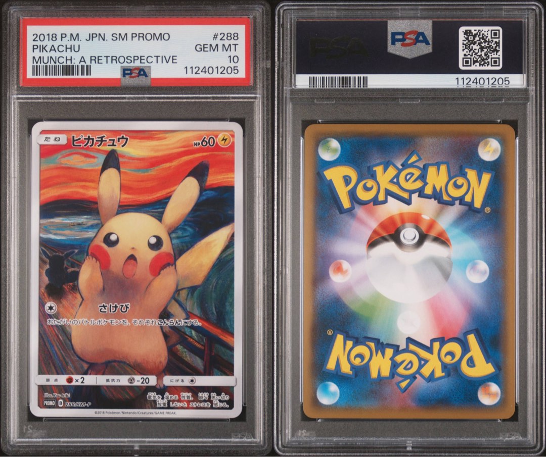 PSA 10 Pikachu Munch Scream Promo Card, Hobbies & Toys, Toys & Games on ...