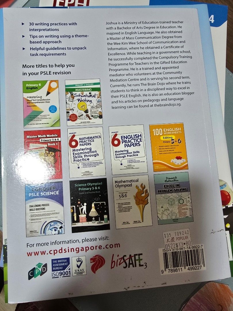 PSLE Continuous Writing Guide Primary 5 & 6, Hobbies & Toys, Books ...