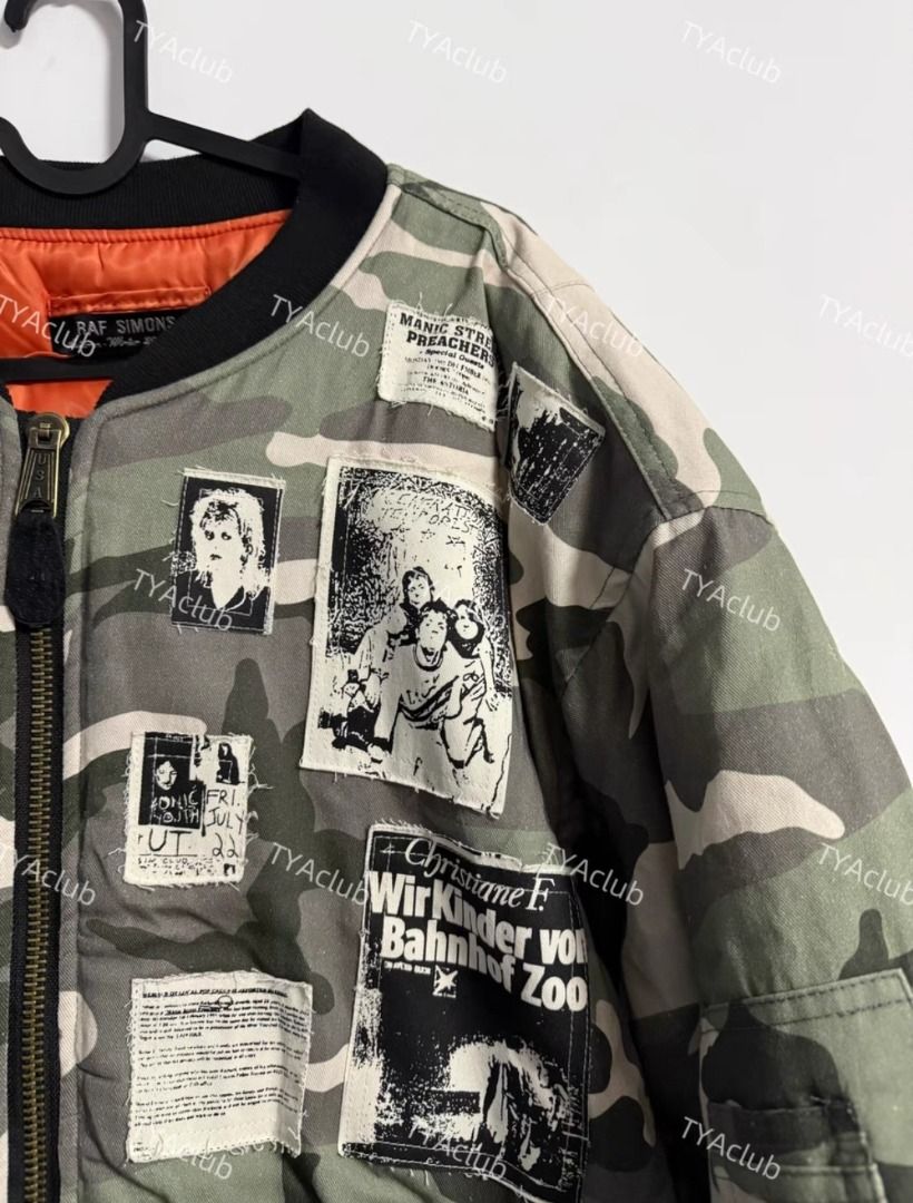 Raf Simons MA1 2001AW Archive Riot Bomber Jacket, Men's Fashion, Coats ...