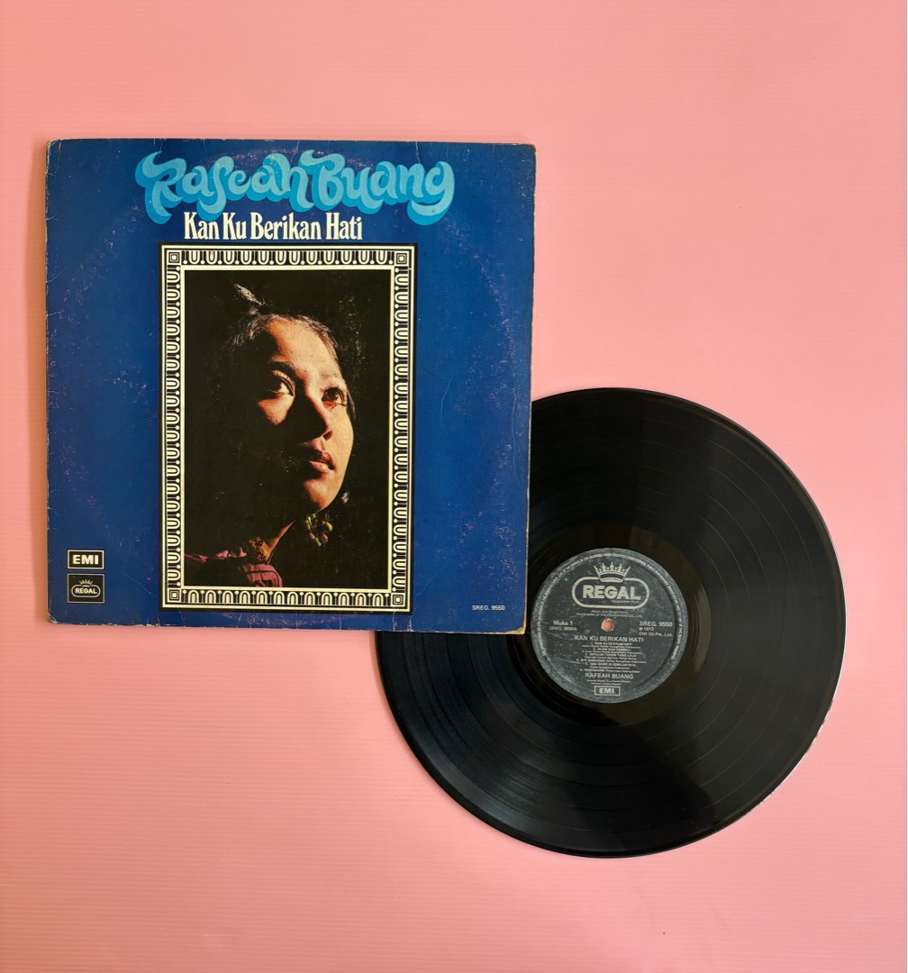Rafeah Buang Kan Ku Berikan Hati Album Piring Hitam Melayu LP Record ...