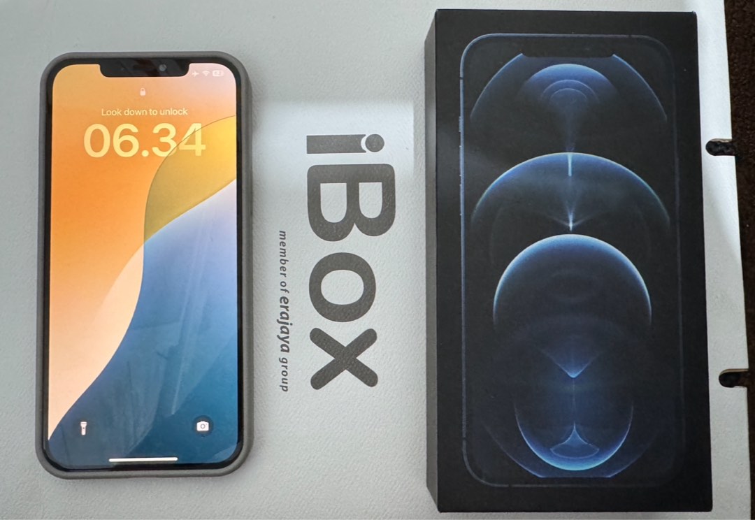 [Second IBOX] iPhone 12 Promax 256gb, Telepon Seluler & Tablet, iPhone ...