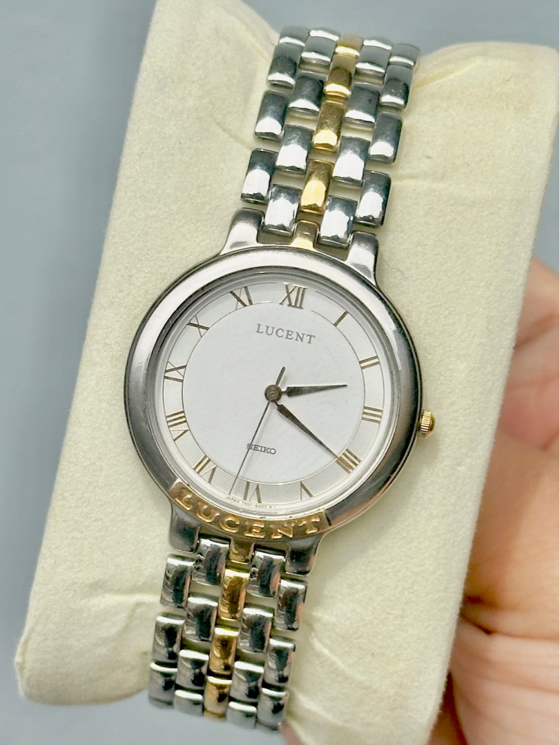 Seiko Lucent Men's Two Tone, Luxury, Watches on Carousell