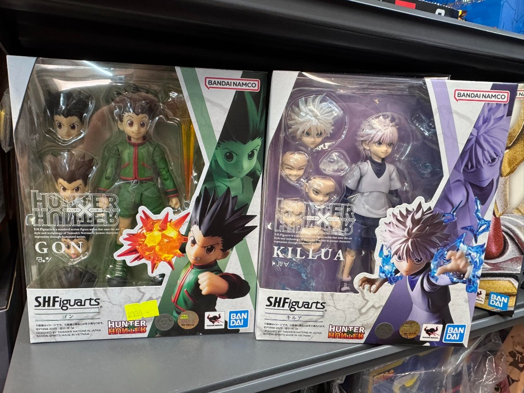 【香港玩具所】【門市現貨】SHF Hunter x Hunter HxH 全職獵人 基路亞 小岡 奇犽 Killua Gon, 興趣及遊戲 ...