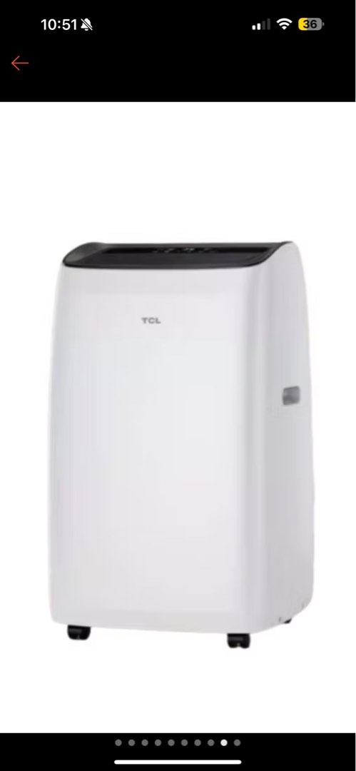 TCL Portable Air Conditioner 1.5HP 13,000 BTU, TV & Home Appliances ...