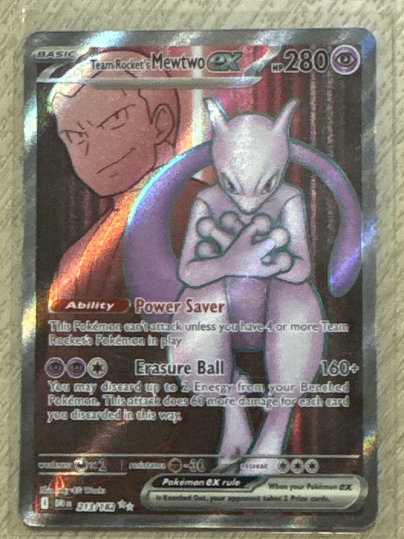 Team Rocket's Mewtwo EX Pokemon Card, Hobbies & Toys, Toys & Games on ...
