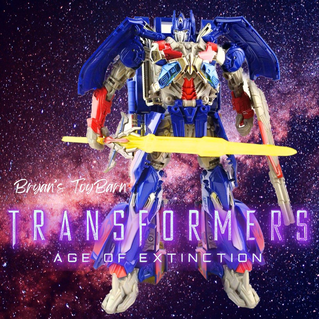 Transformers Optimus Prime Age of Extinction Generations Sword of ...