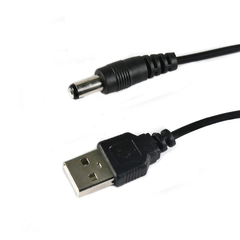 USB to DC 5.5x2.1mm Cable 70cm | Type A to DC Jack | LED/Camera Power ...