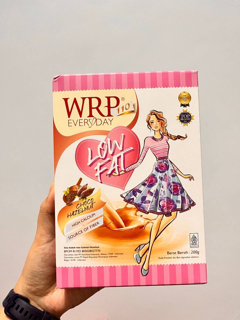 WRP EVERYDAY LOW FAT MILK CHOCO HAZELNUT 200 gram, Makanan & Minuman ...