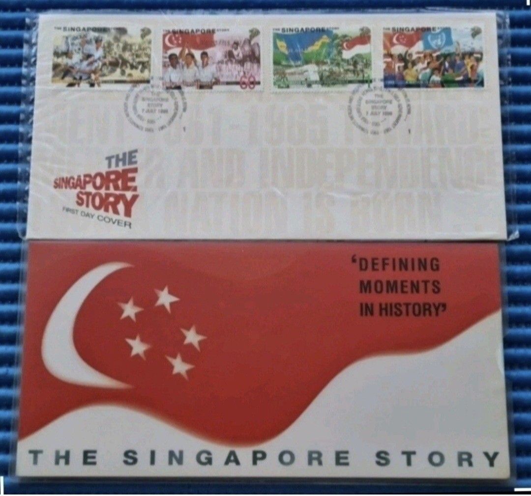2X 1998 The Singapore Story Commemorative Stamp Issue First Day Cover ...