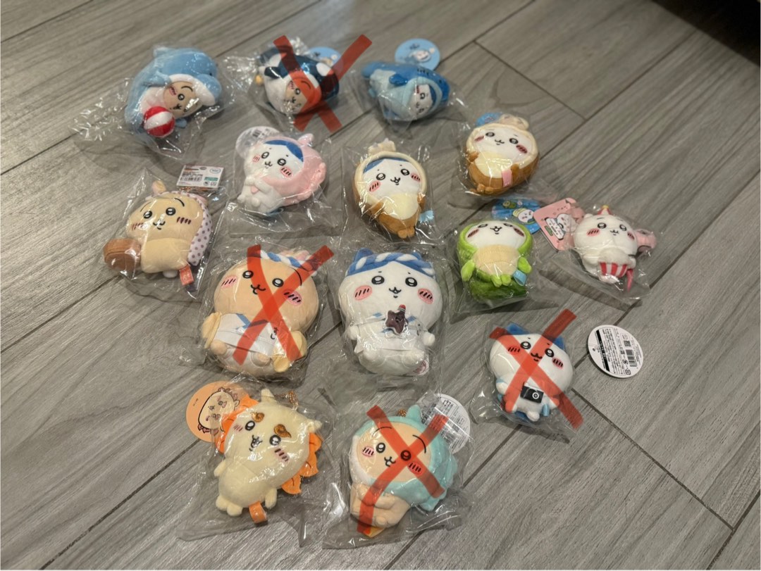 $70隻任揀 Chikawa 吉依卡哇 Usagi 小八 兔哥 （Not McDonald), 興趣及遊戲, 玩具 & 遊戲類 - Carousell