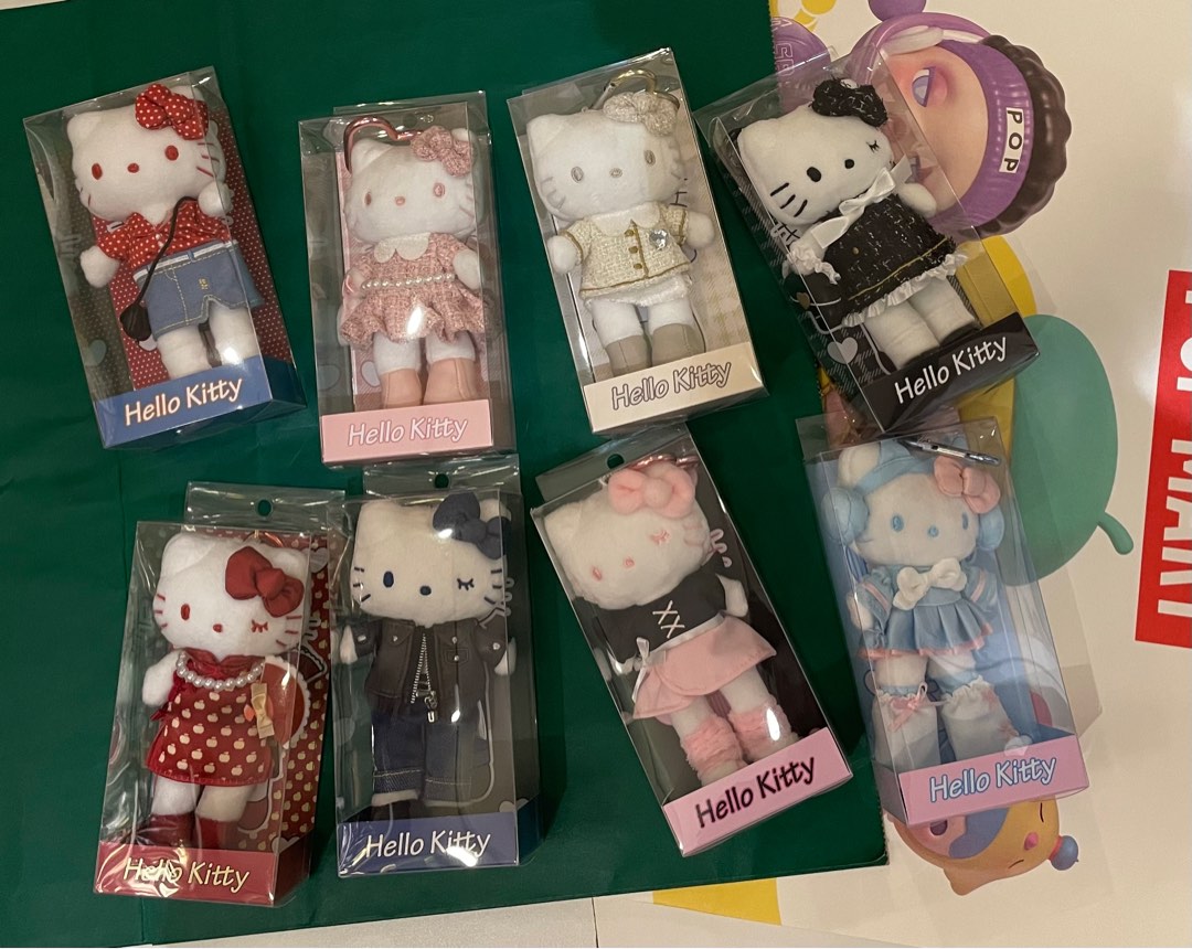 (不散, 一套出) 動漫會埸限定 hello kitty 長腿 百變造型系列 長腿百變造型系列 Sanrio characters, 興趣及 ...