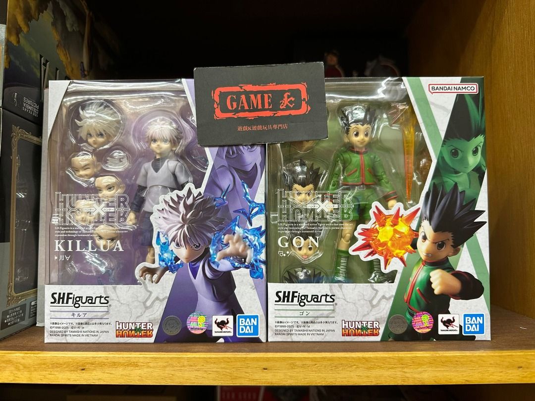 全新 行版 S.H.Figuarts GON SHF 小岡 HUNTER x HUNTER 全職獵人 HxH KILLUA 基路亞, 興趣及 ...