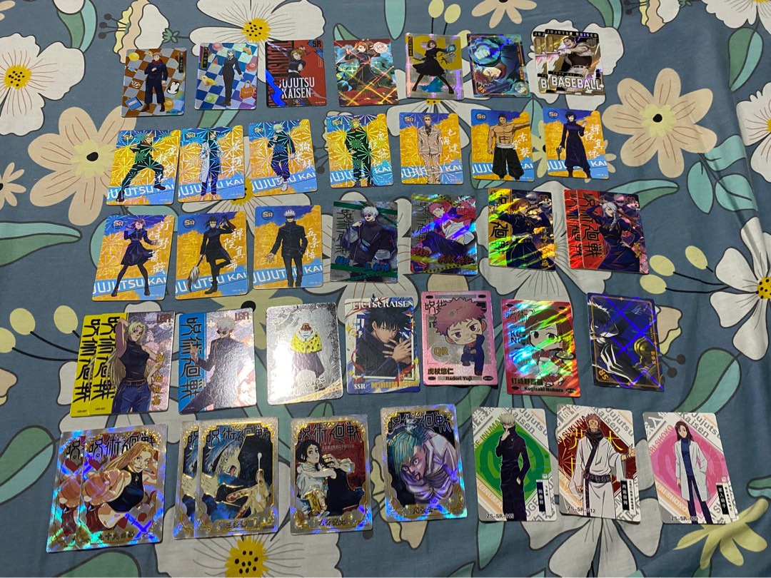 Anime Jujutsu Kaizen CCG Cards Collectibles 60pcs, Hobbies & Toys ...