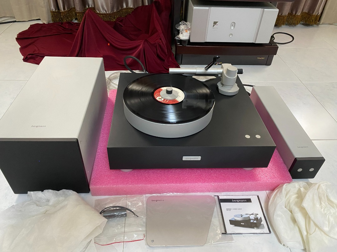 Bergmann Audio Sleipner Reference Air-Bearing Turntable + Tonearm ...