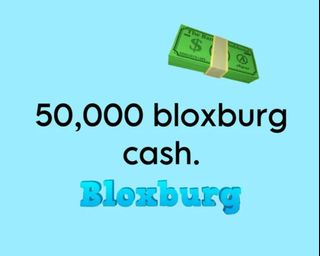 Bloxburg 50k cash roblox rm2, Video Gaming, Gaming Accessories, In-Game ...