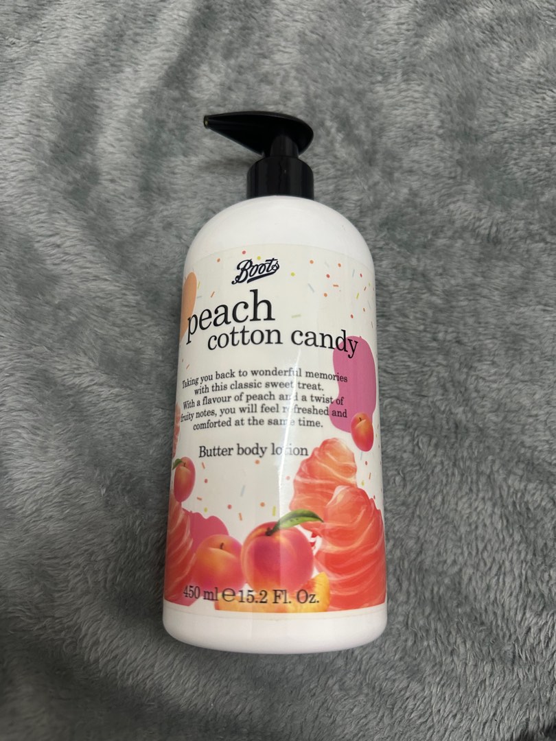 Boots Peach Cotton Candy Butter Body Lotion, Beauty & Personal Care ...