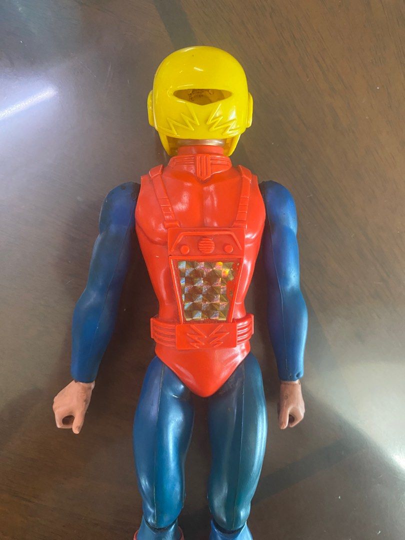 Captain Laser Big Jim Mattel 1980 10'' Figure - Vintage Preloved Action ...