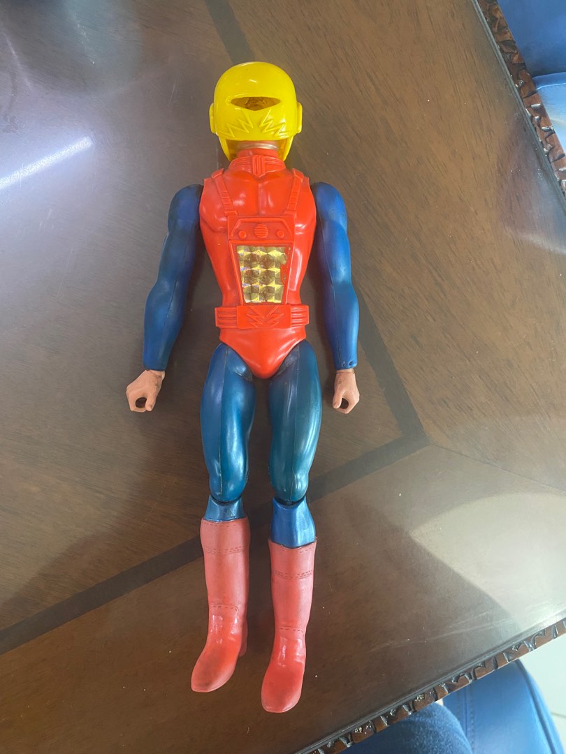 Captain Laser Big Jim Mattel 1980 10'' Figure - Vintage Preloved Action ...
