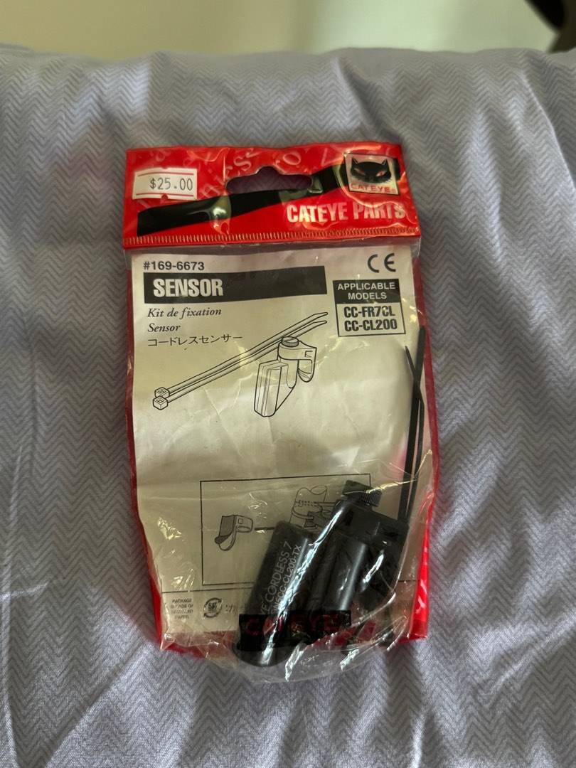 CatEye Wireless Speed Sensor, Sports Equipment, Bicycles & Parts, Parts ...