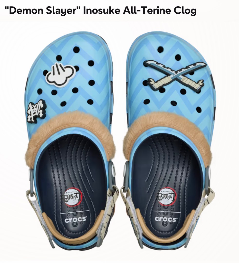 Crocs X Demon Slayer, Women's Fashion, Footwear, Sandals on Carousell