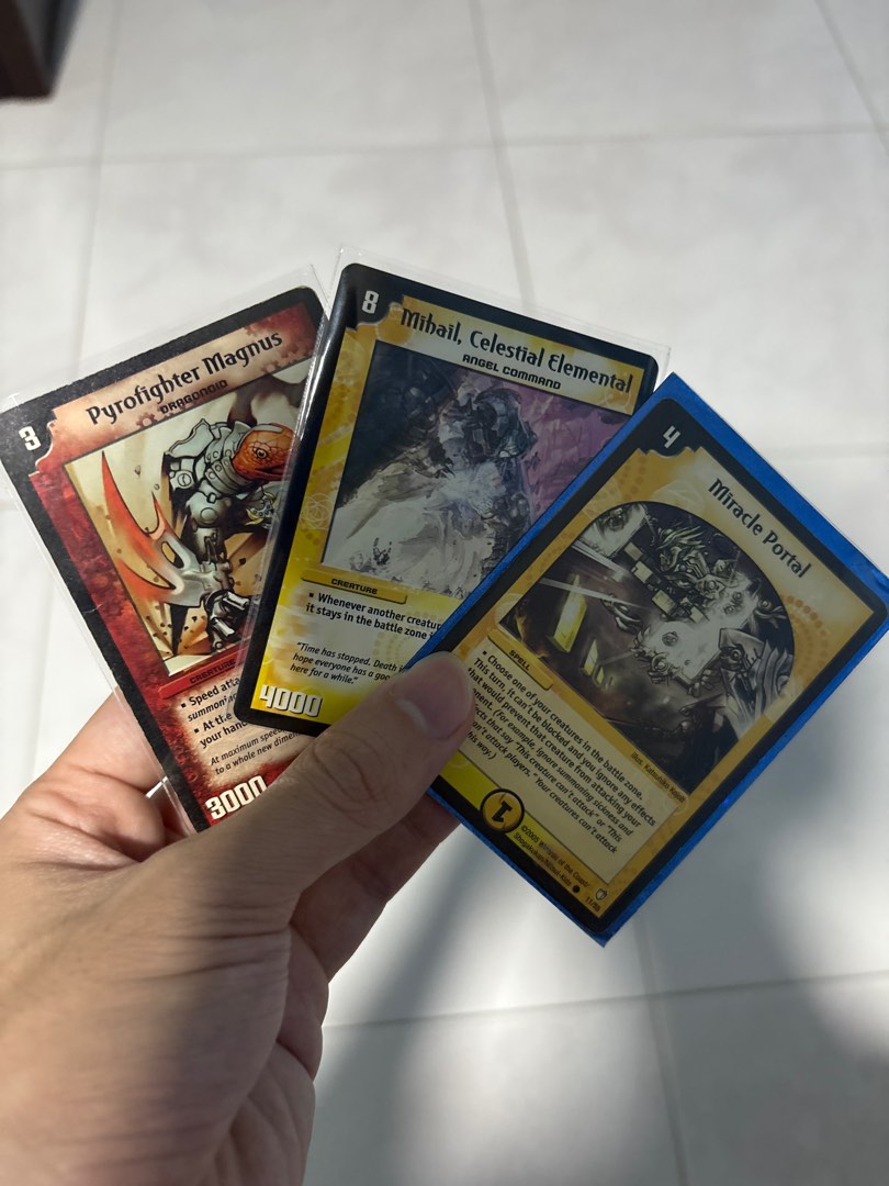 Duel Masters Trading Cards - Pyrofighter Magnus, Mibail, Miracle Portal ...
