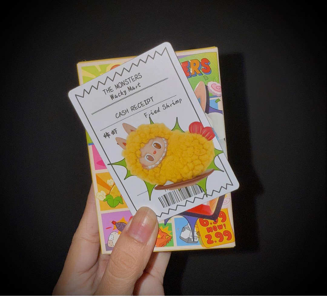 Fried Shrimp - Labubu Wacky Mart, Hobbies & Toys, Toys & Games on Carousell