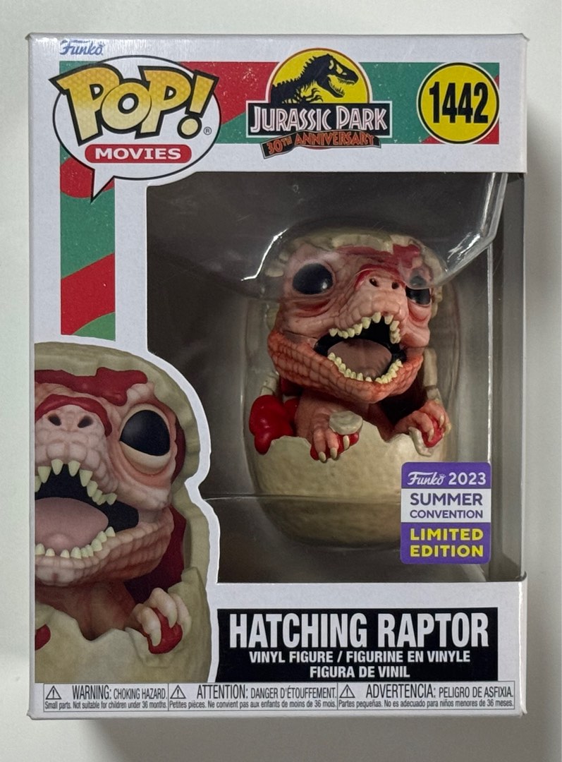 Funko 1442 - Jurassic Park - Hatching Raptor - Limited Edition, Hobbies ...