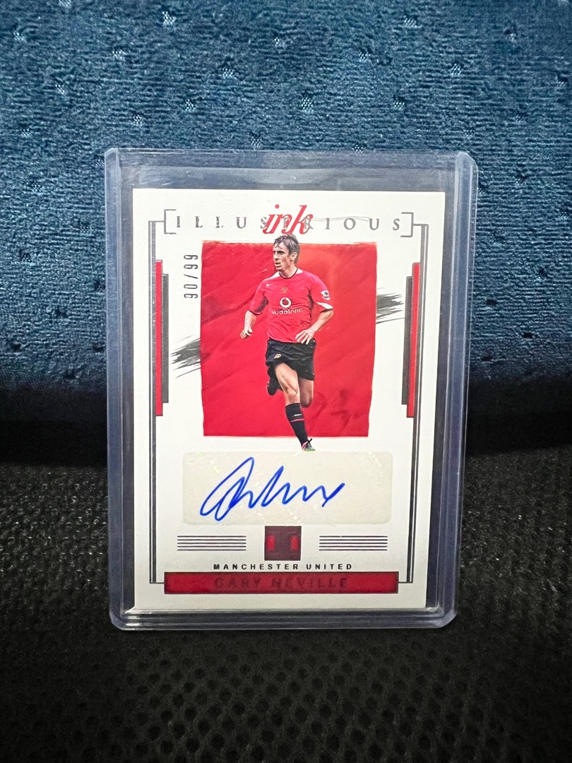 Gary Neville 90/99 Auto Impeccable Illustrious Ink Manchester United ...