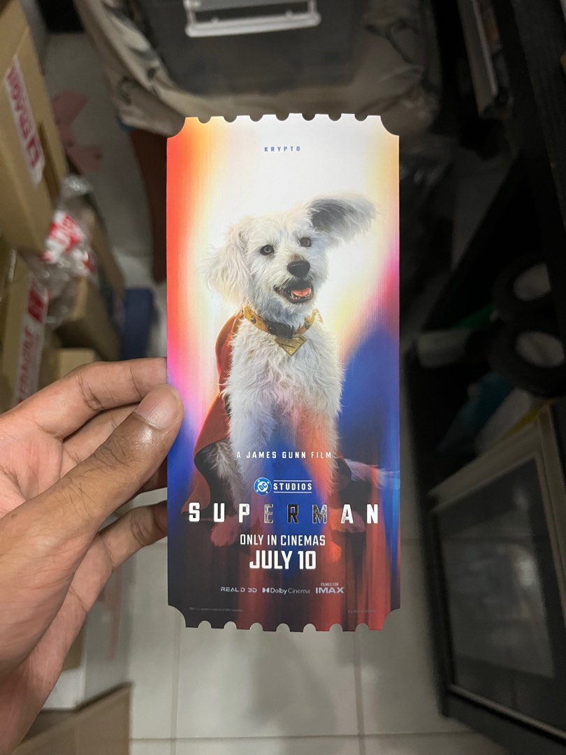 GSC Cinemas DC Studios Superman 2025 Movie Krypto Official Limited ...