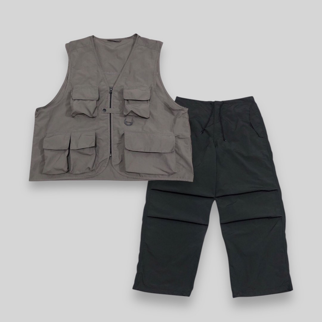 GU by UNIQLO Men's Utility Streetwear Collection (Nylon Multipocket ...