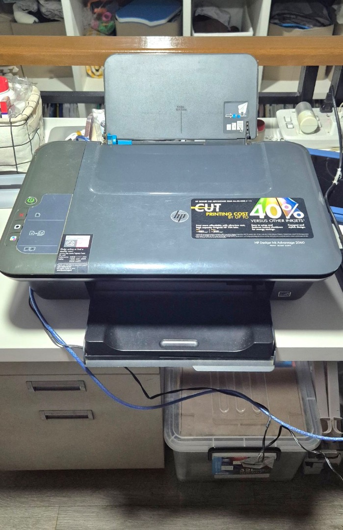 HP Deskjet Ink Advantage 2060 Printer, Computers & Tech, Printers ...