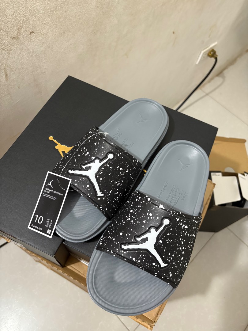 Jordan Jumpman "Fear" Slides mens US10, Men's Fashion, Footwear ...