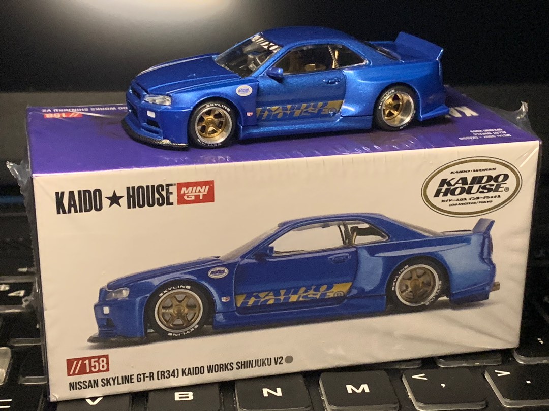 Mini GT KAIDO HOUSE KHMG 158 >Nissan Skyline GT-R (R-34) Kaido Works ...