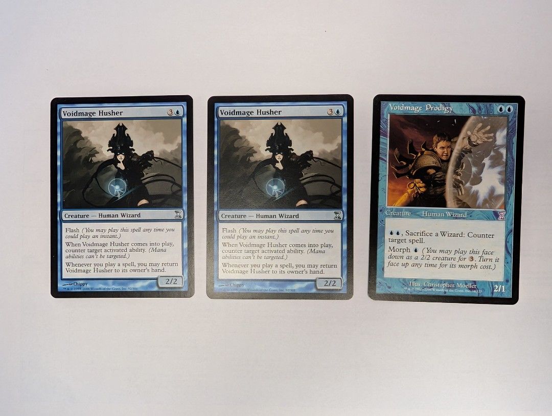 Modern Magic the Gathering MTG - Voidmage Husher, Voidmage Prodigy ...