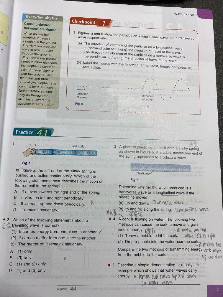 New Senior Secondary Physics at Work Book 3B - Wave Motion I| (For Physics and Combined Science ...