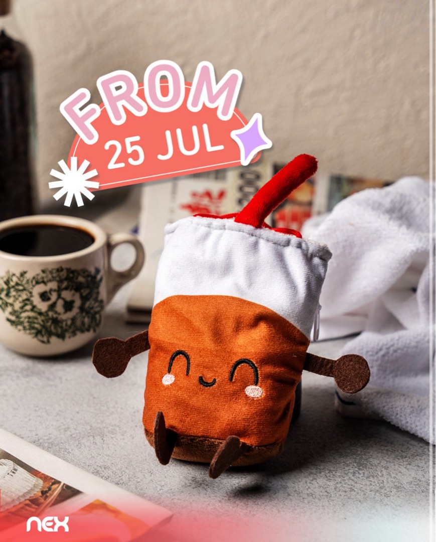 NEX Plushie Eco Tote Bag - Coffee Ice, Women's Fashion, Bags & Wallets ...