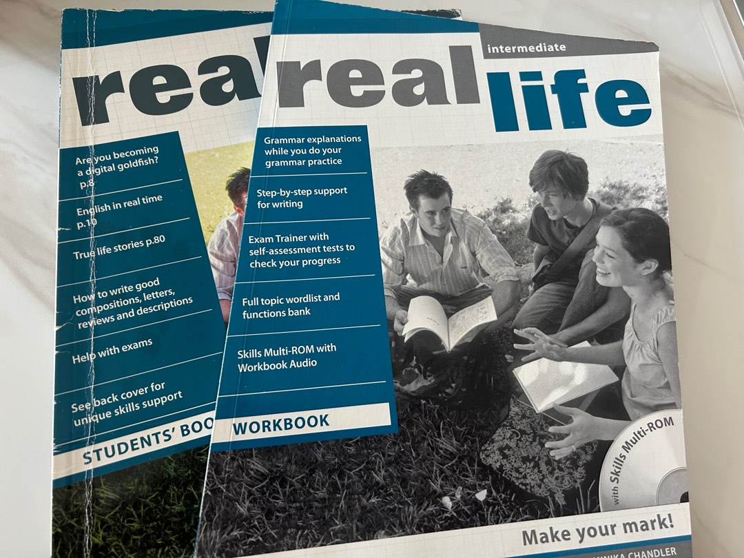 Pearson Real Life Workbook & Student book, 興趣及遊戲, 書本 & 文具, 教科書 - Carousell