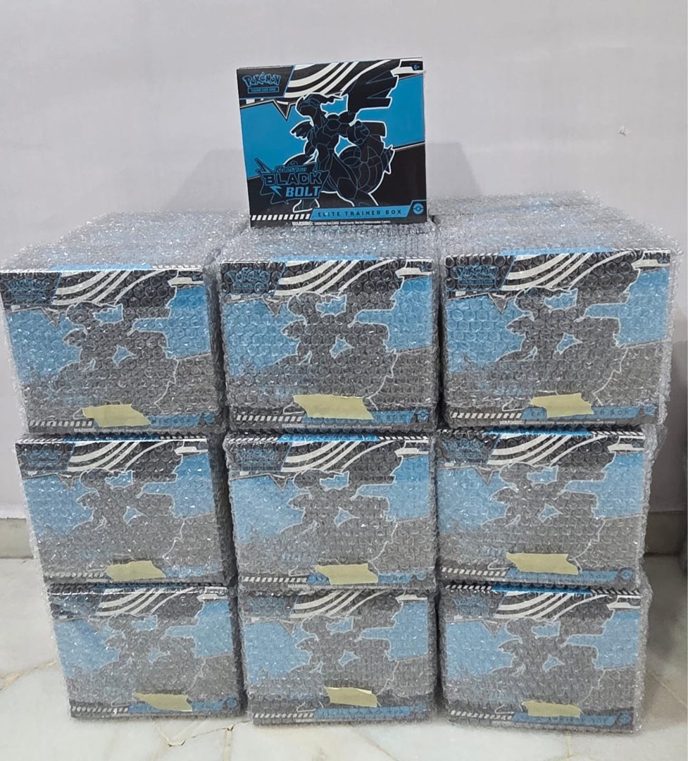 Pokemon Black Bolt White Flare Elite Trainer Box ETB Crown Zenith ...