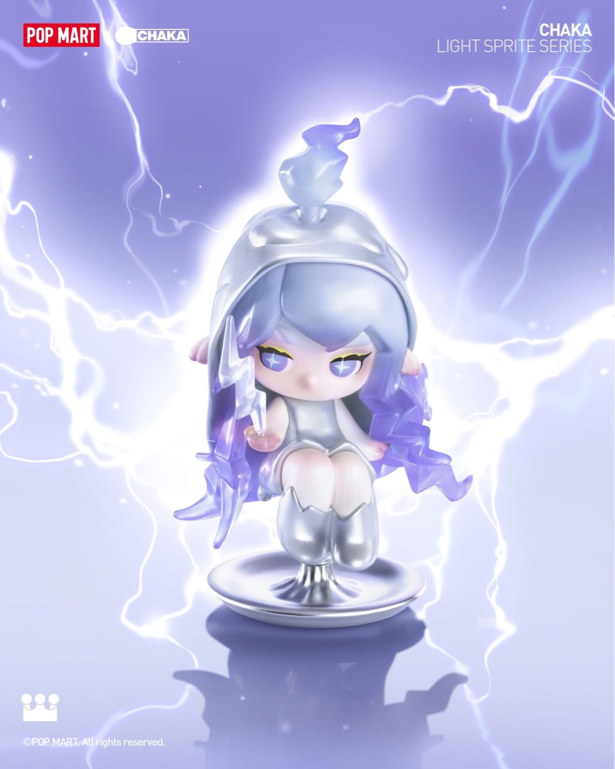 Popmart Chaka Light Sprite - Lightning, Hobbies & Toys, Toys & Games on ...
