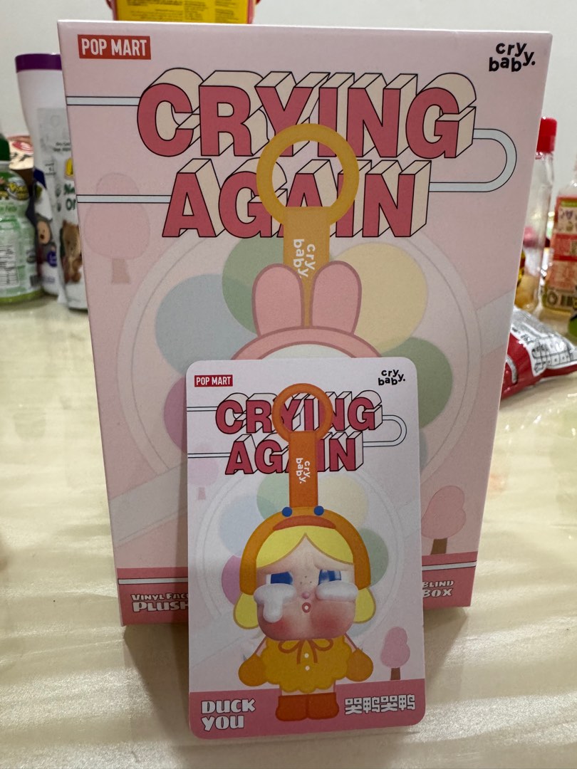 Popmart Crybaby Crying Again Series - Duck You, Hobbies & Toys, Toys ...