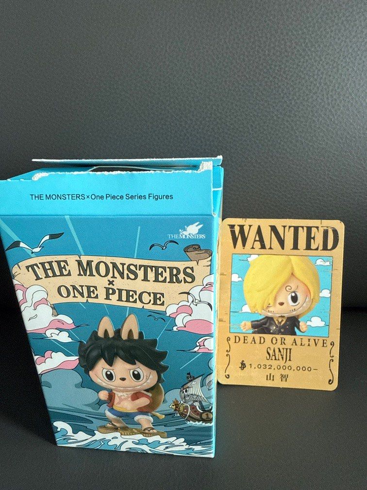 Popmart the monsters Labubu x one piece - Sanji, Hobbies & Toys, Toys ...